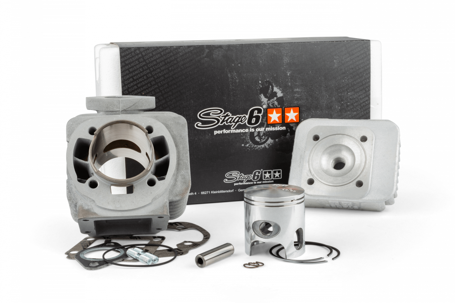 Cylinder Kit Stage6 70cc Sport Pro MK2 Minarelli vertical (Yamaha BW’s ...